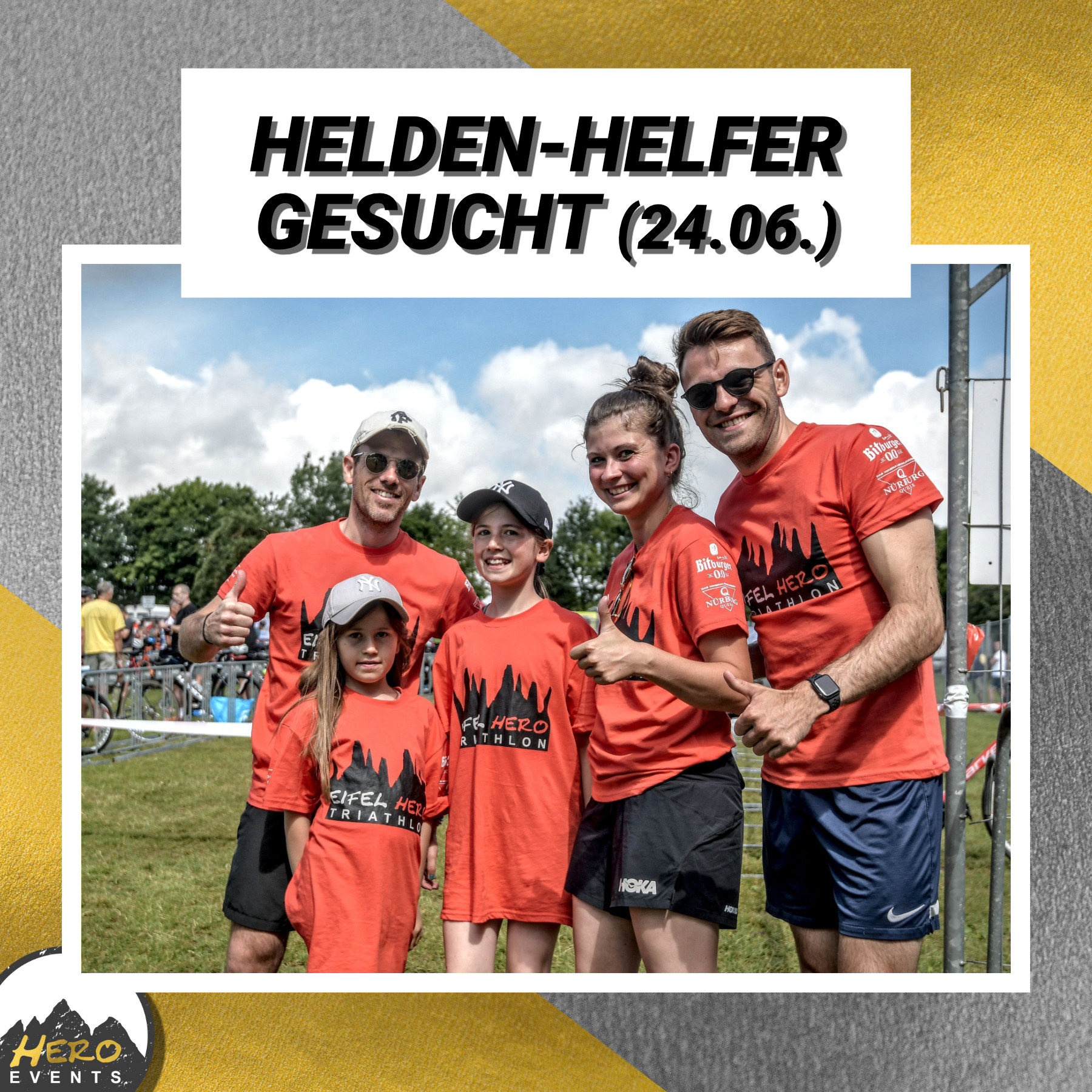 Helden-Helfer für den EIFEL HERO Triathlon 2023 gesucht - Hero Events - Sportevents in der Eifel